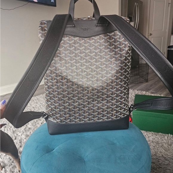 Goyard | Bags | Goyard Black And Gray Backpack | Poshmark